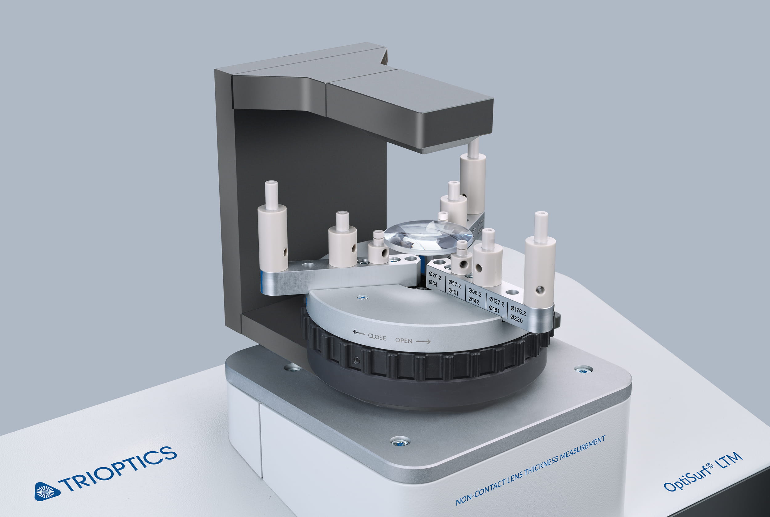 Faster center thickness measurement for optics production | TRIOPTICS