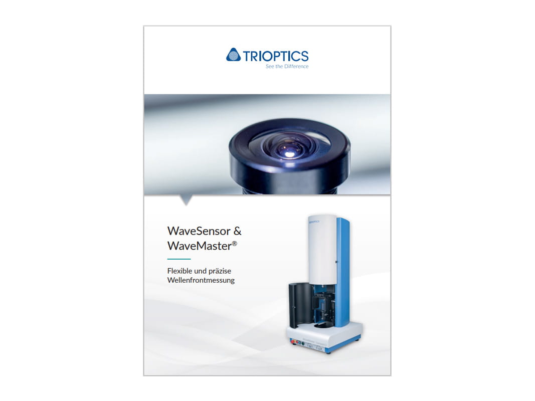 WaveMaster® - Shack-Hartmann wavefront sensor | TRIOPTICS